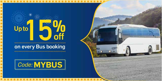 Bus Booking Cashback Coupons and Promo Code Online | RailYatri Offers