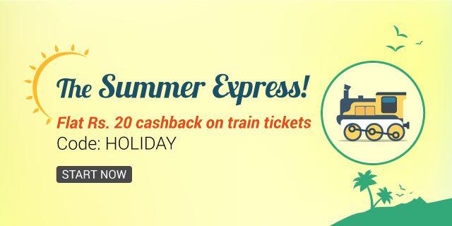 RailYatri discount coupons cashback offers promo code online